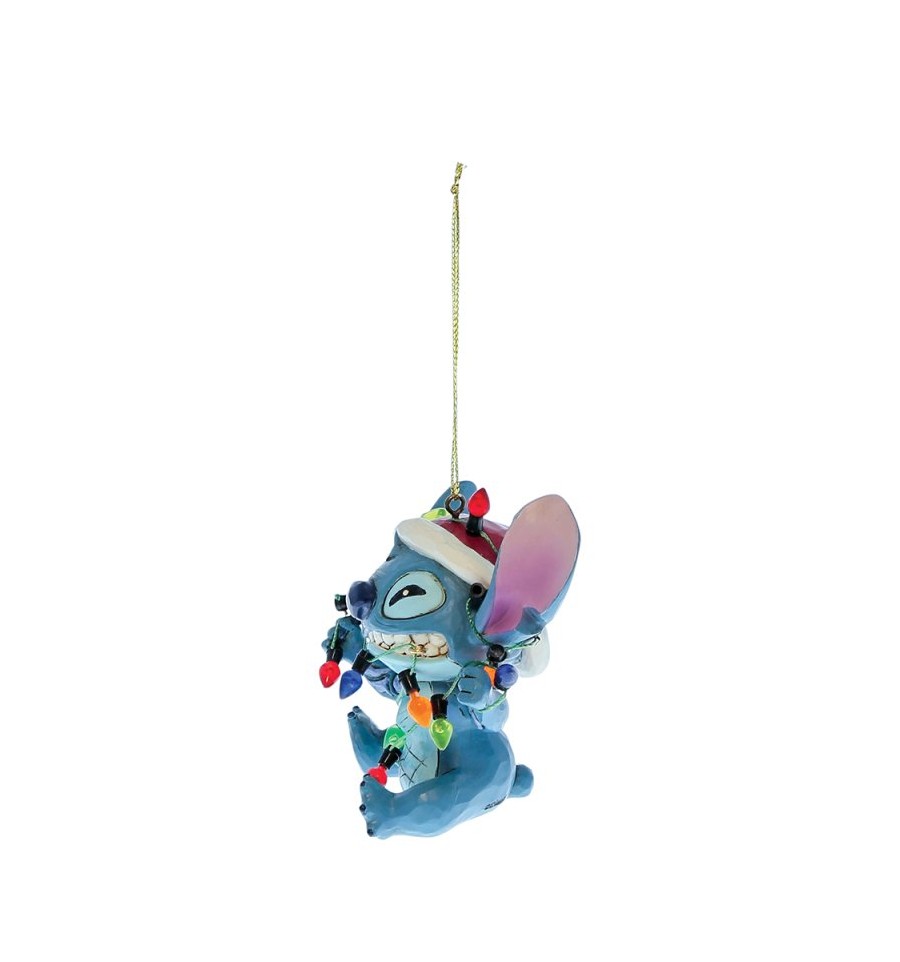© Stitch Preso nas Luzes de Natal Ornamento - Disney
